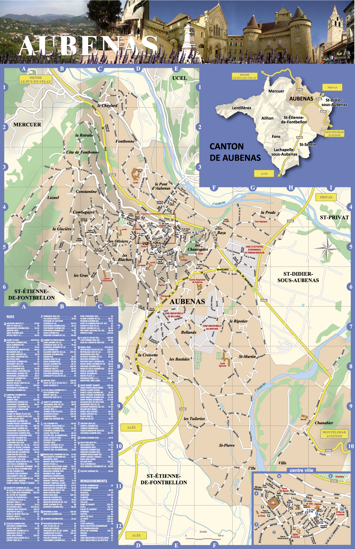 Tous les plans de communes